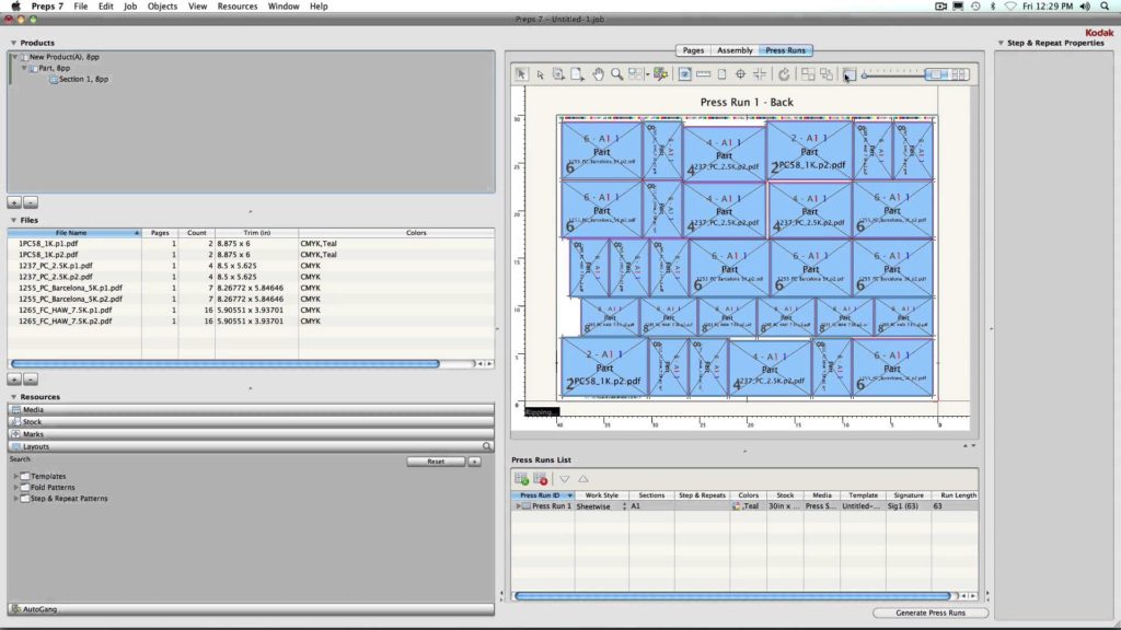 Logiciel d'imposition KODAK PREPS - Graphic Techniques Exportation